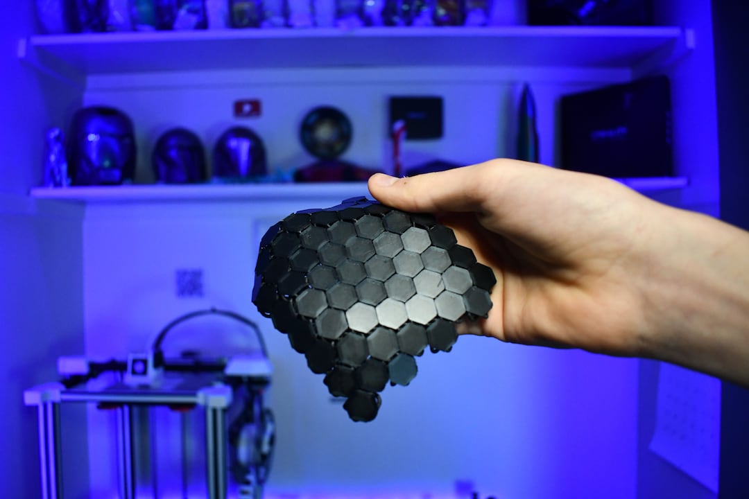 Nasa Chainmail Flexible 3d Printed Fabric Etsy