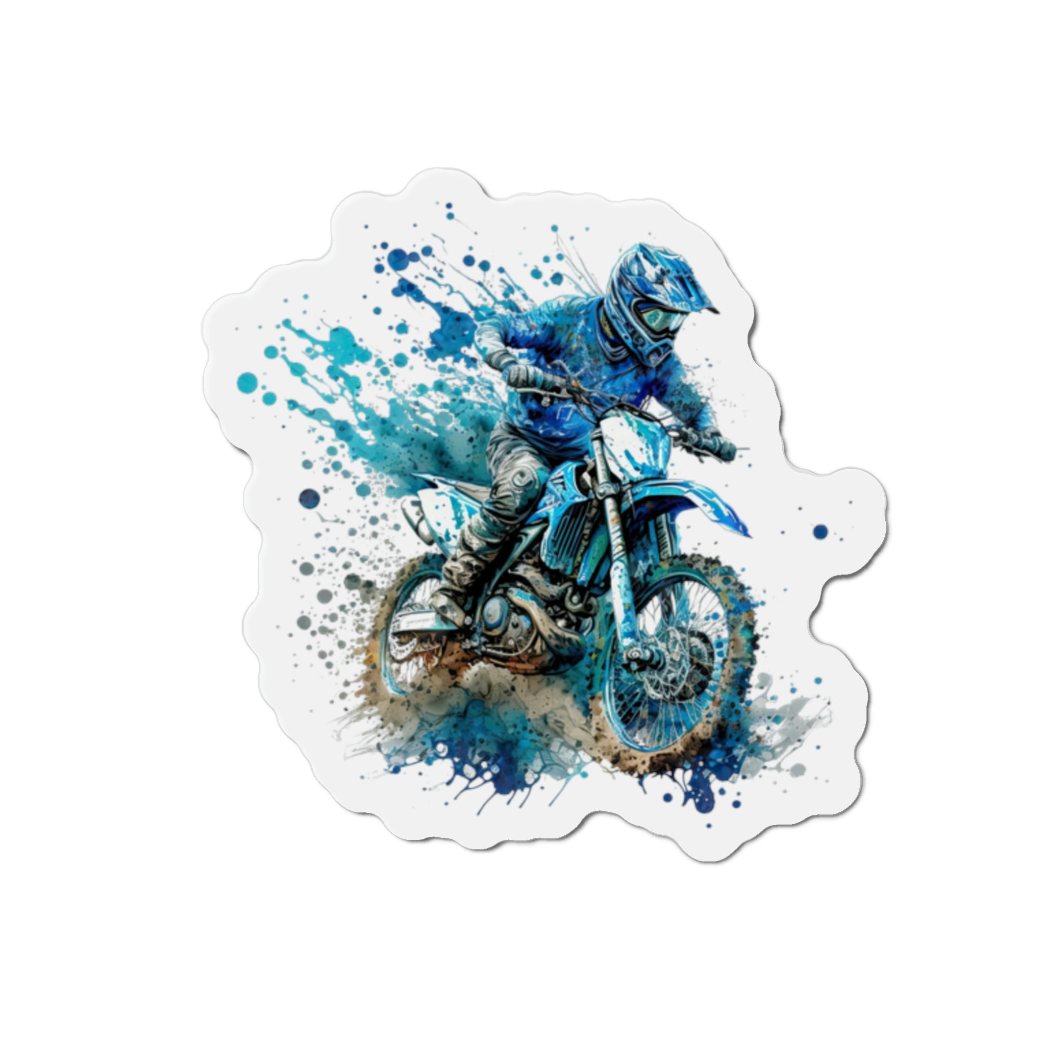 Dirt Bike Magnet | Colorful Magnet for the Motocross Enthusiast | Die ...