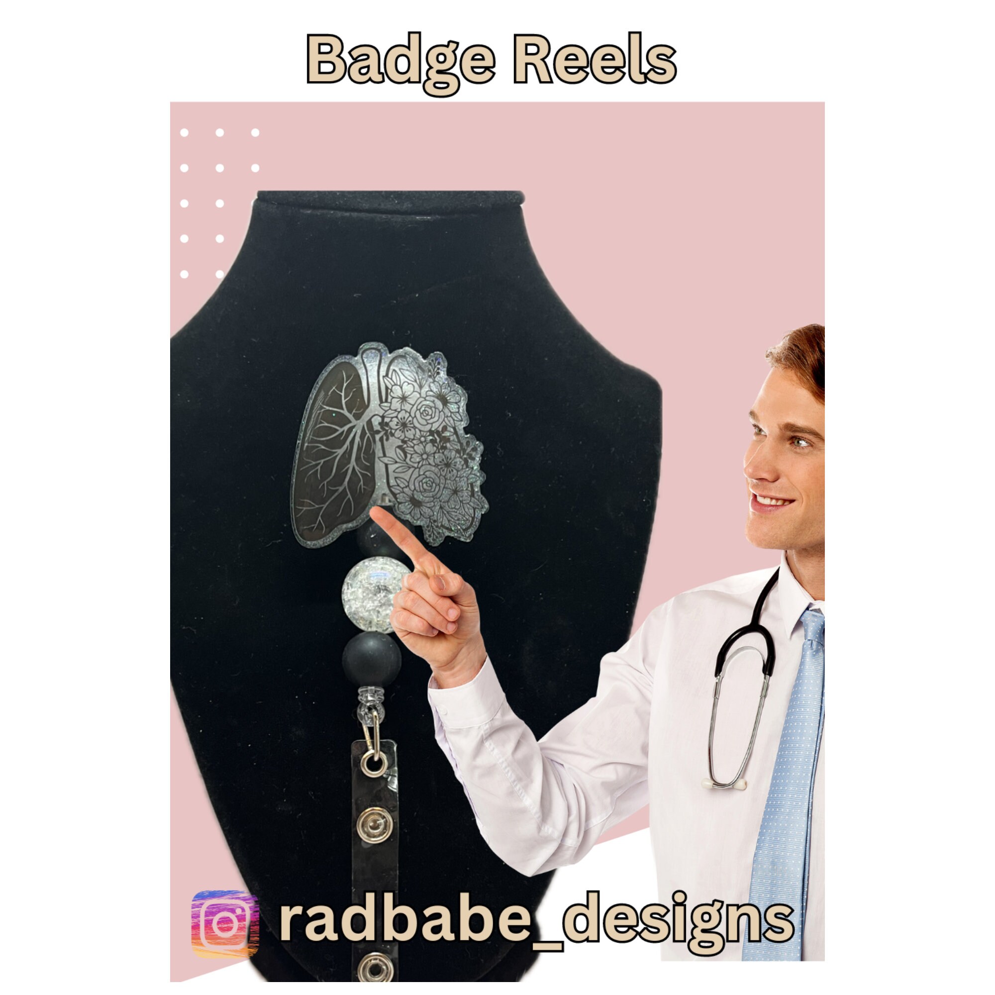 Xray Badge Buddy Marker Holder Nurse Badge Buddy Rad Tech Marker Parker ...