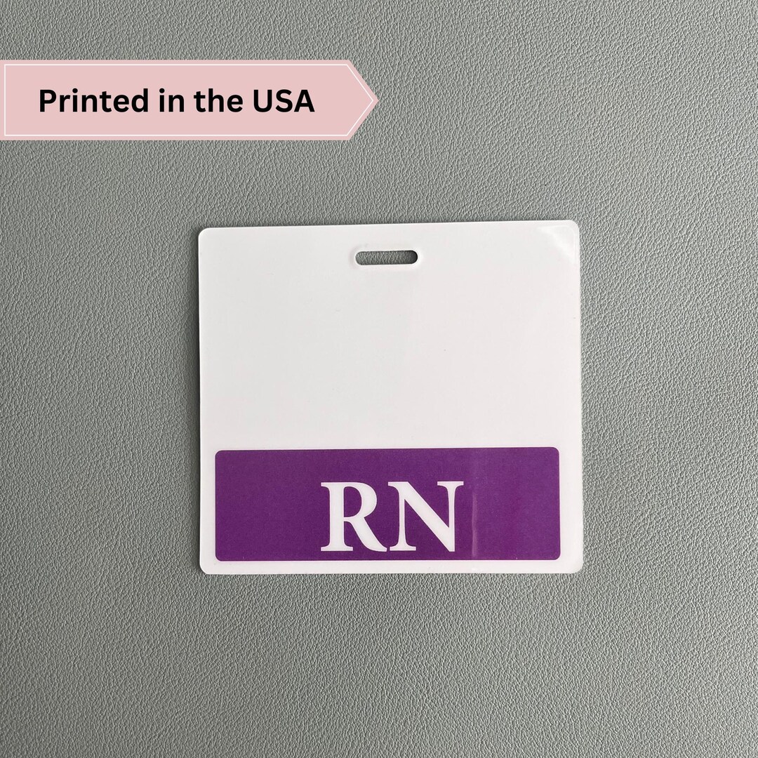 Nurse Badge Holder for ID Card Name Tag Holder for Medical Staff Gift ...