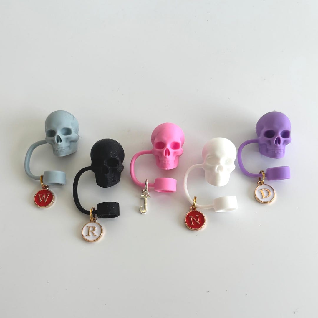 Skull Straw Topper for 30 Oz Quencher Gift Item Unique Drink Accessory ...