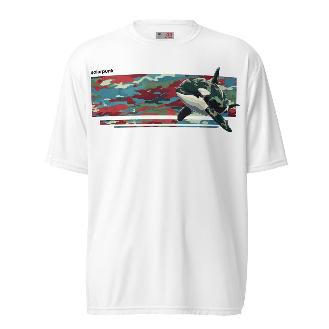 Urban Camo Evil Orca Surfing Shirt , Killer Whale, Orca Tee , Wildlife ...