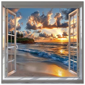 POSTER - Beach View - Etsy