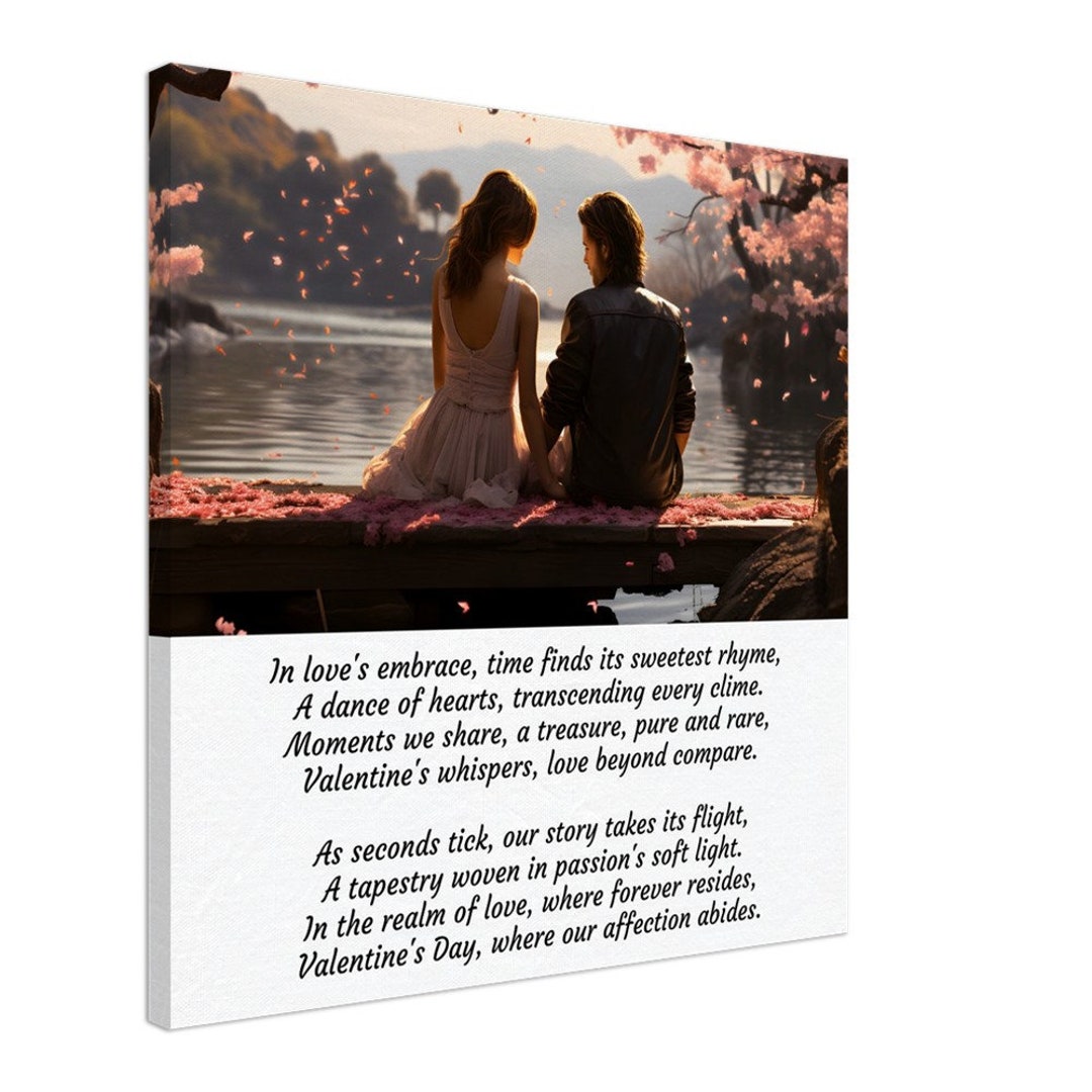 Canva - Love Poem / Together - Wall Decoration - Etsy