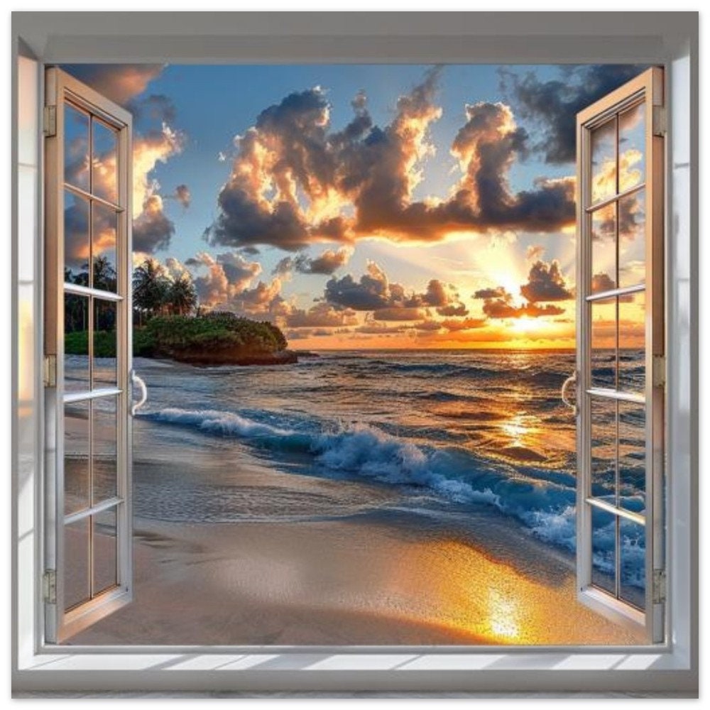POSTER - Beach View - Etsy