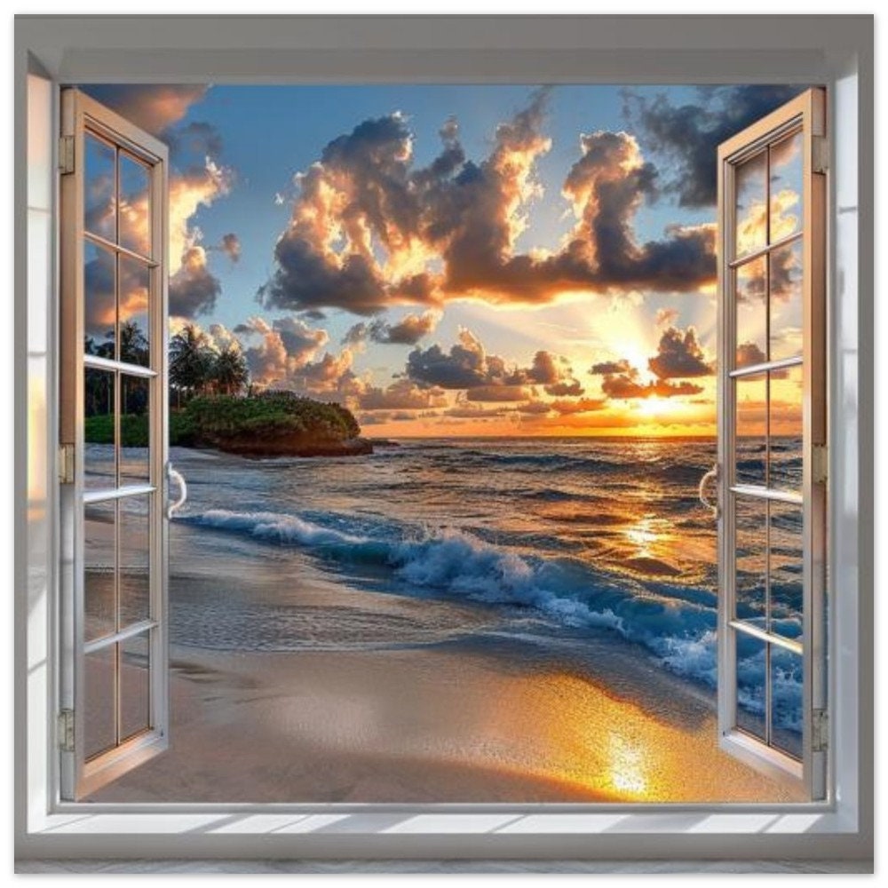 POSTER - Beach View - Etsy