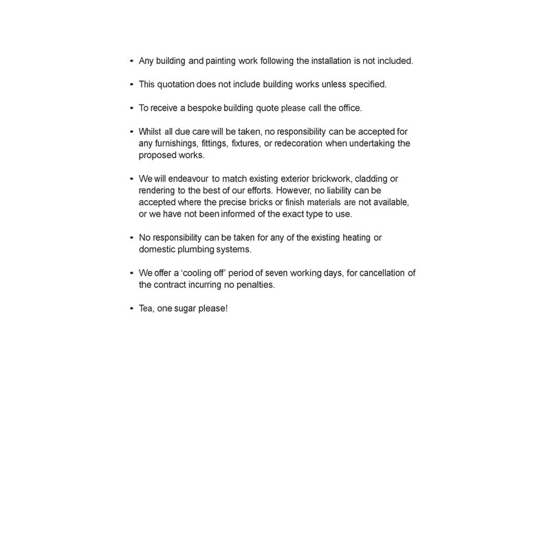 Boiler Installation Quote Template - Digital Download for Domestic ...