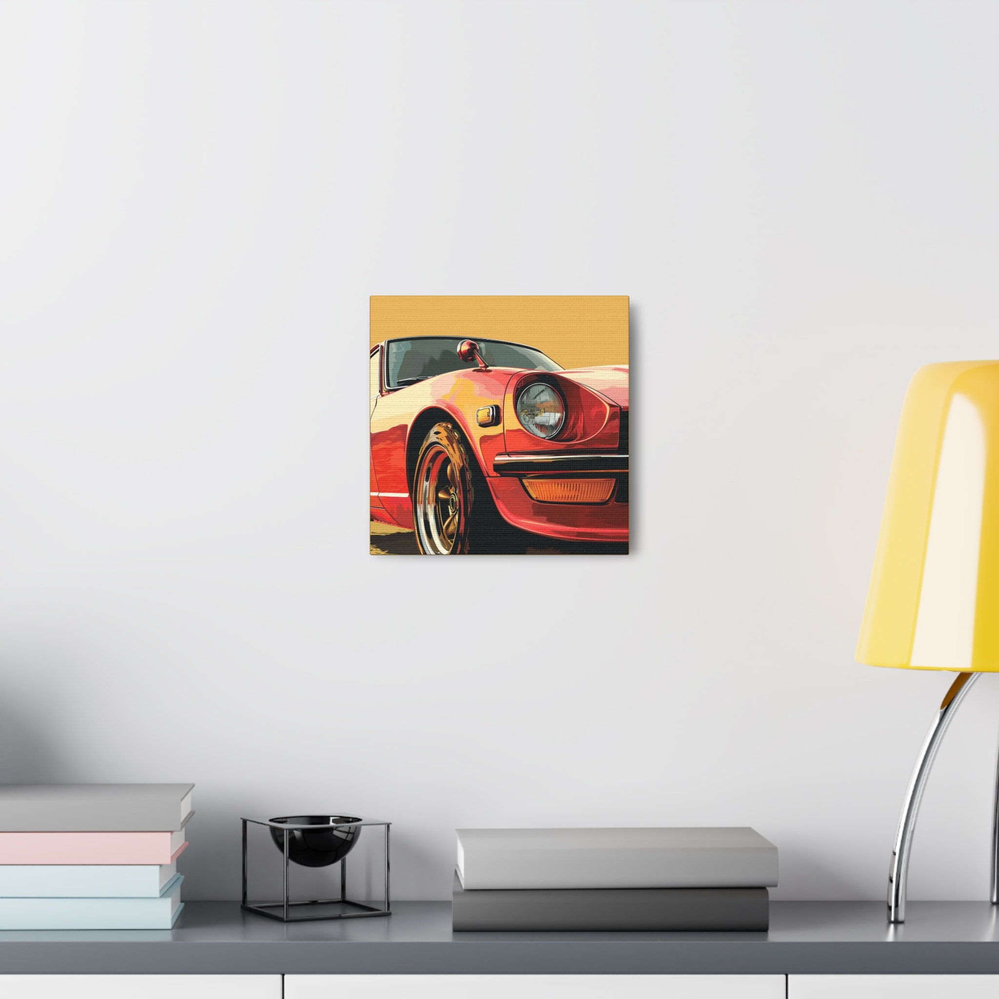 JDM Car Datsun 240Z Art Print Classic Car Portrait Canvas Car Lover ...