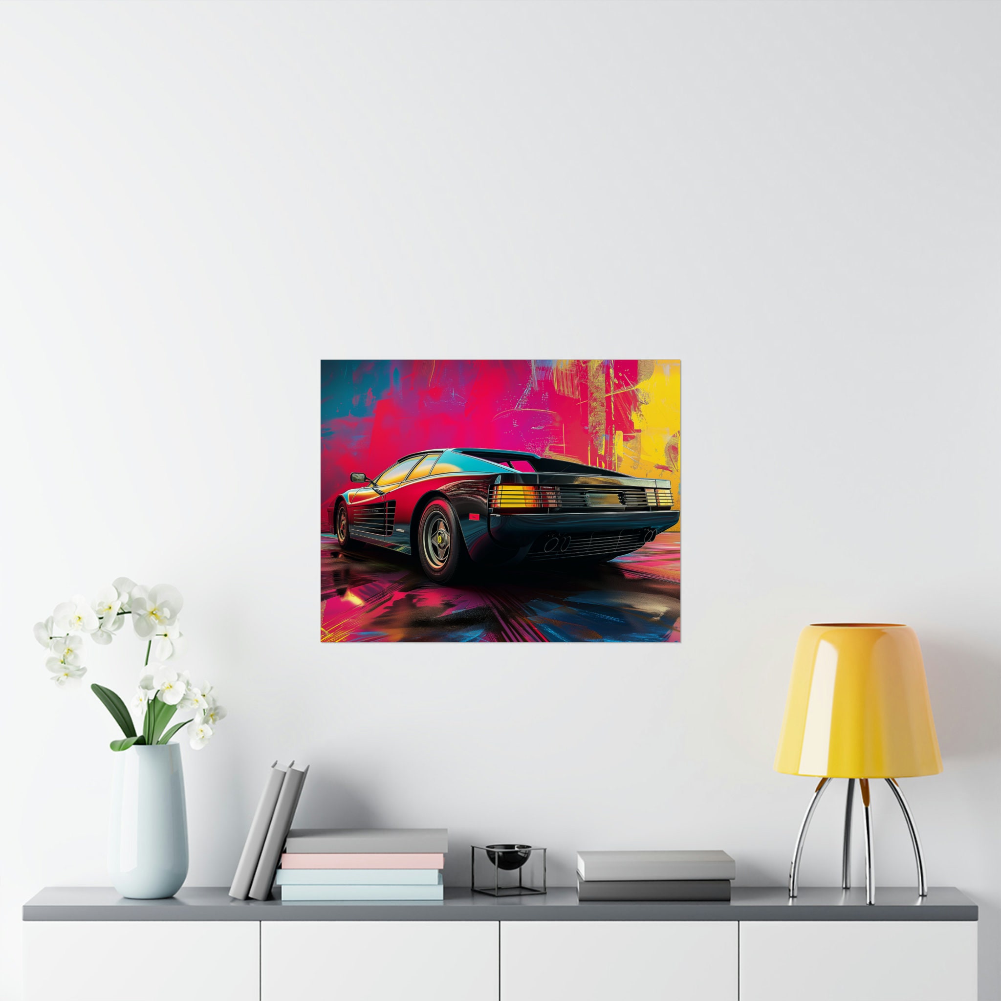 Ferrari Testarossa Premium Matte Poster Wall Decor for Car Guys - Etsy