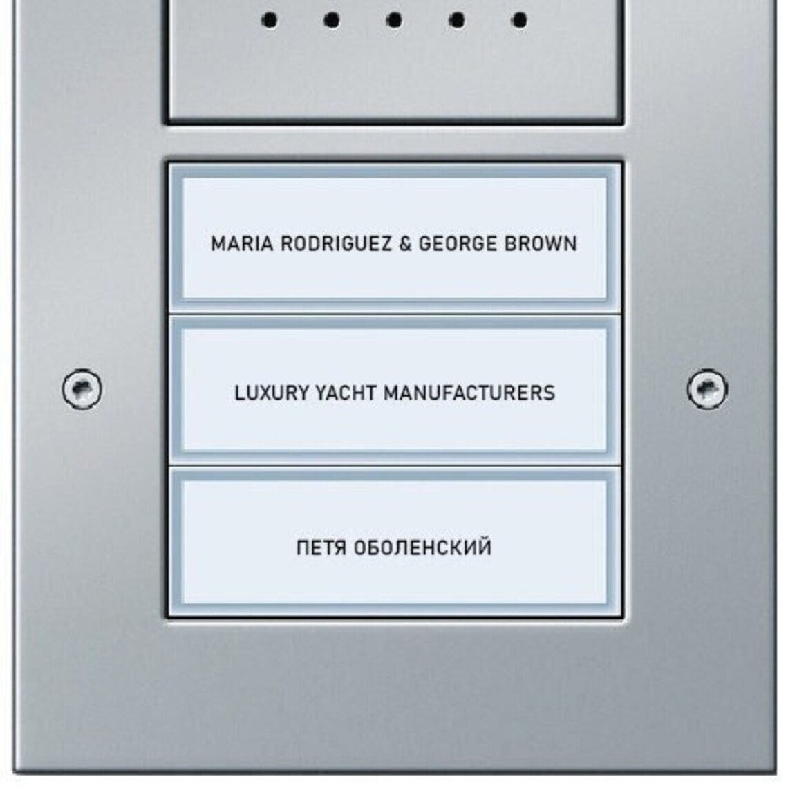 Personalized Name Labels for Your Doorbells and Letterboxes Ready to ...