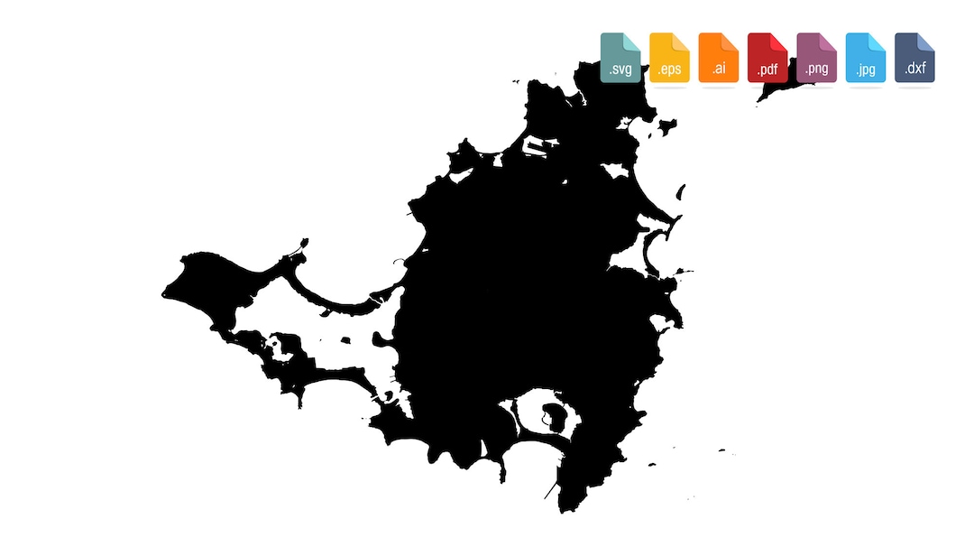 Saint Martin Map Svg, Sint Maarten Map Svg, Svg, Eps, Ai, Pdf, Png, Jpg ...