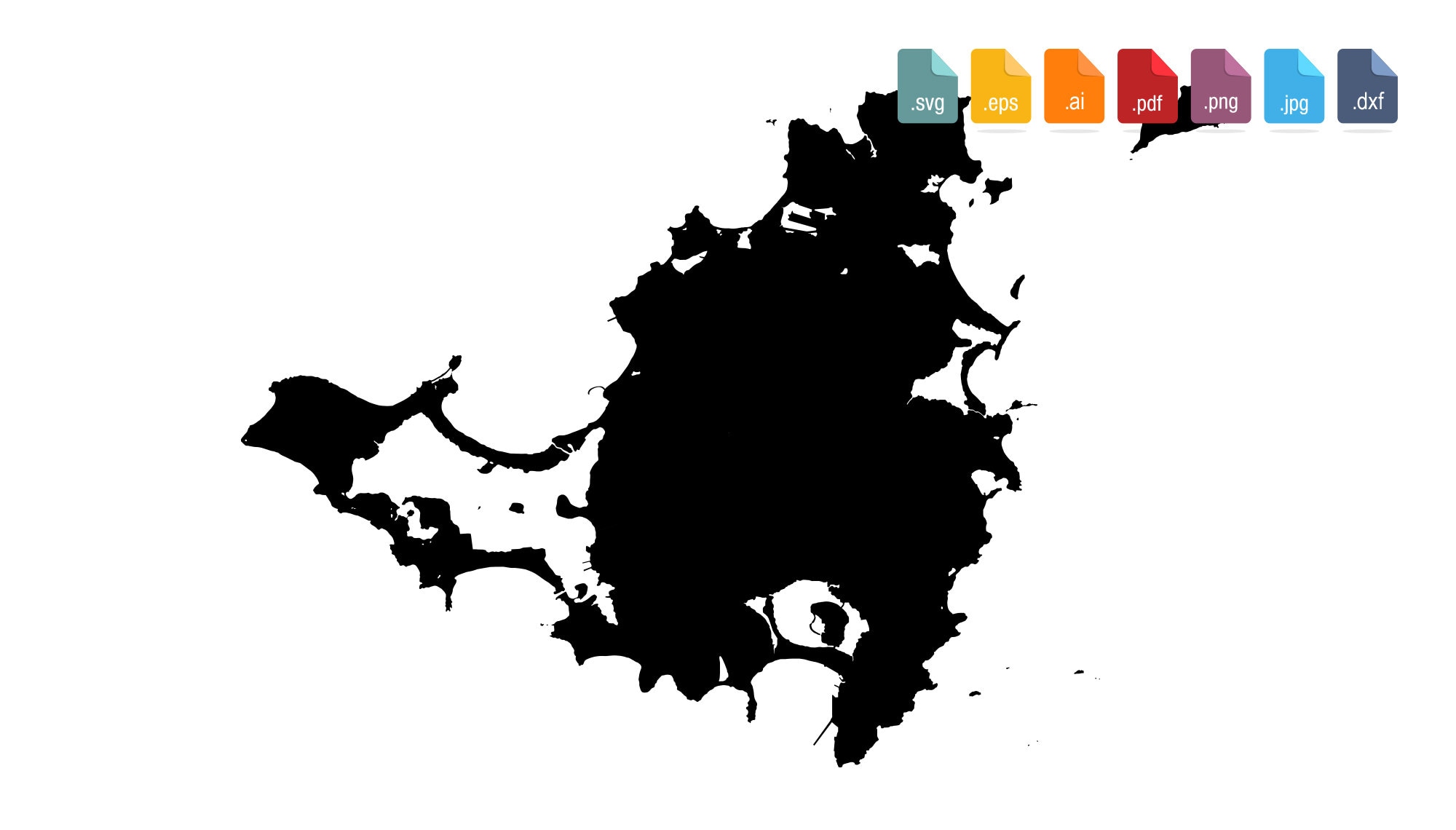 Mapa de San Martín Svg, Mapa de Sint Maarten Svg, Svg, Eps, Ai, Pdf ...