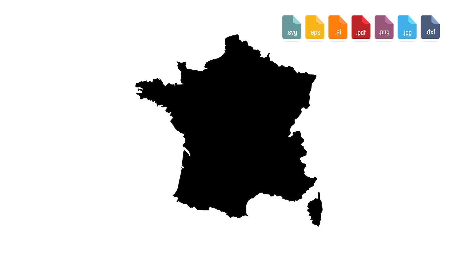 France Map Svg, Map of France Svg, Carte De France Svg, Svg, Eps, Ai ...