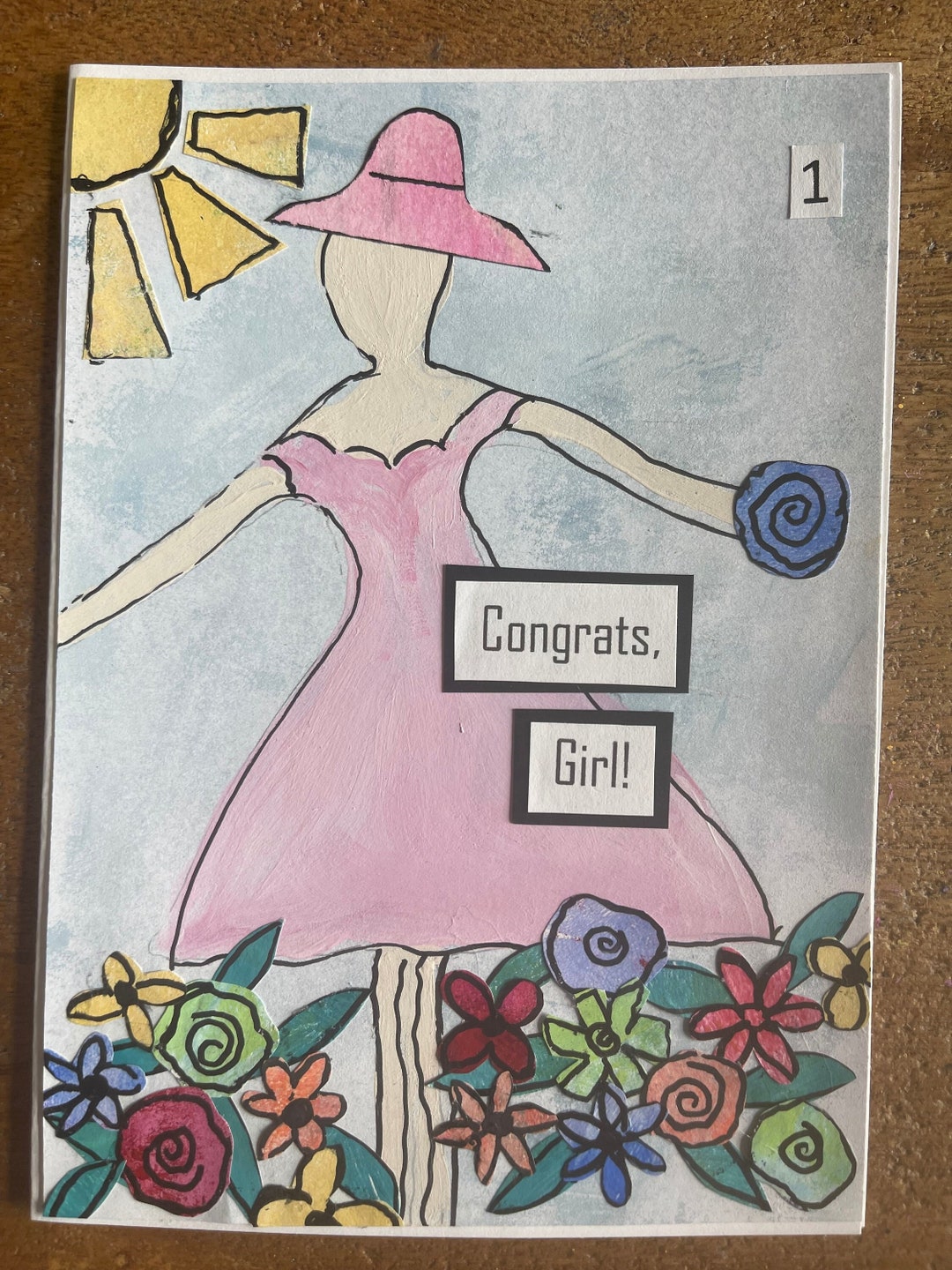 Congratulations Handmade Cards Custom - Etsy