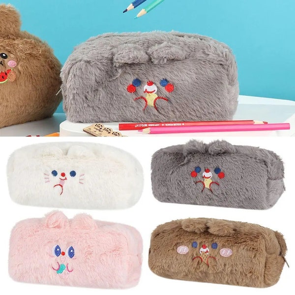 Fluffy Pencil Case - Etsy