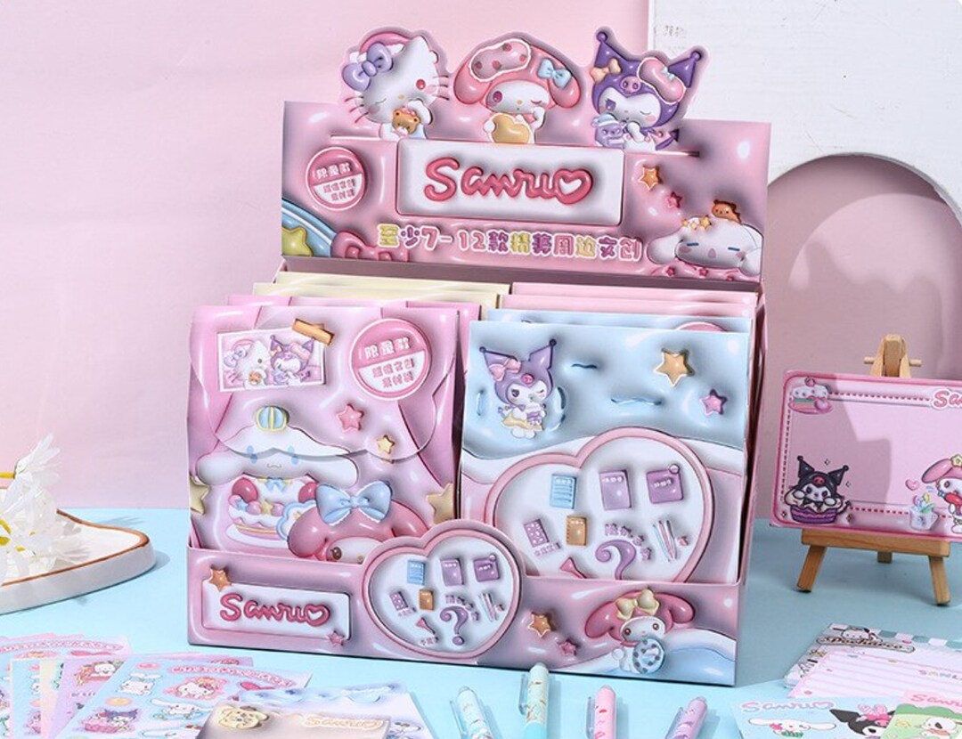 Sanrio Characters Stationery Set Mystery Random Blind Boxhello ...