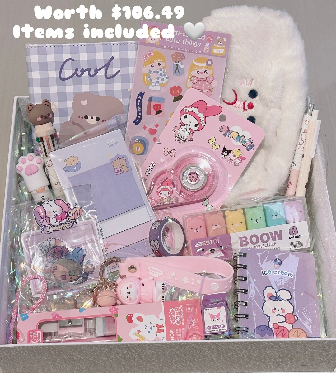 Cute Stationery Box Gift Stationery Bundle Set - Etsy