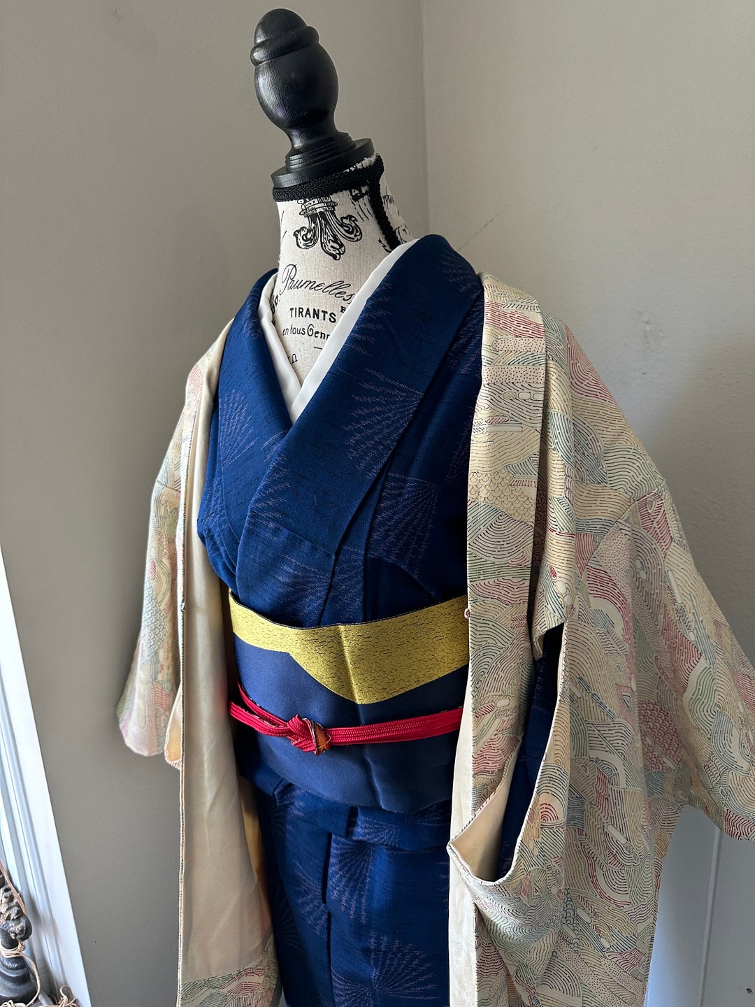 Haori Authentic Vintage Japanese Silk Jacket - Etsy