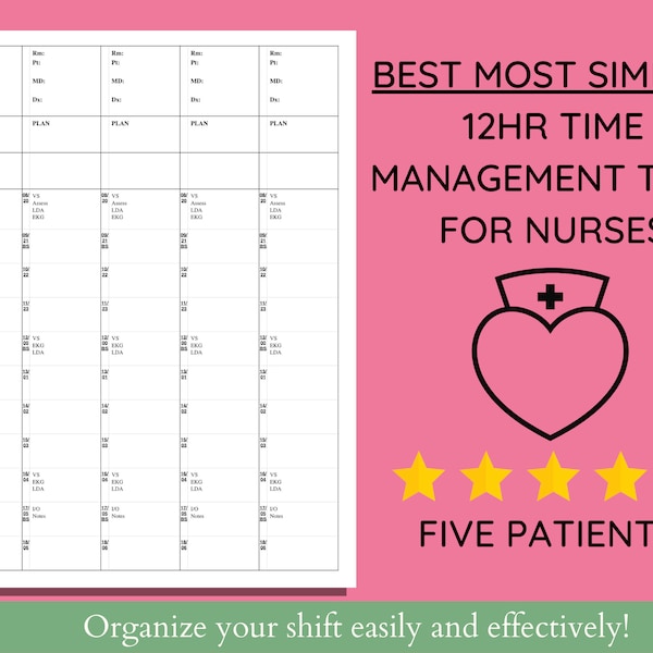 Best Nurse Report Sheet - Etsy