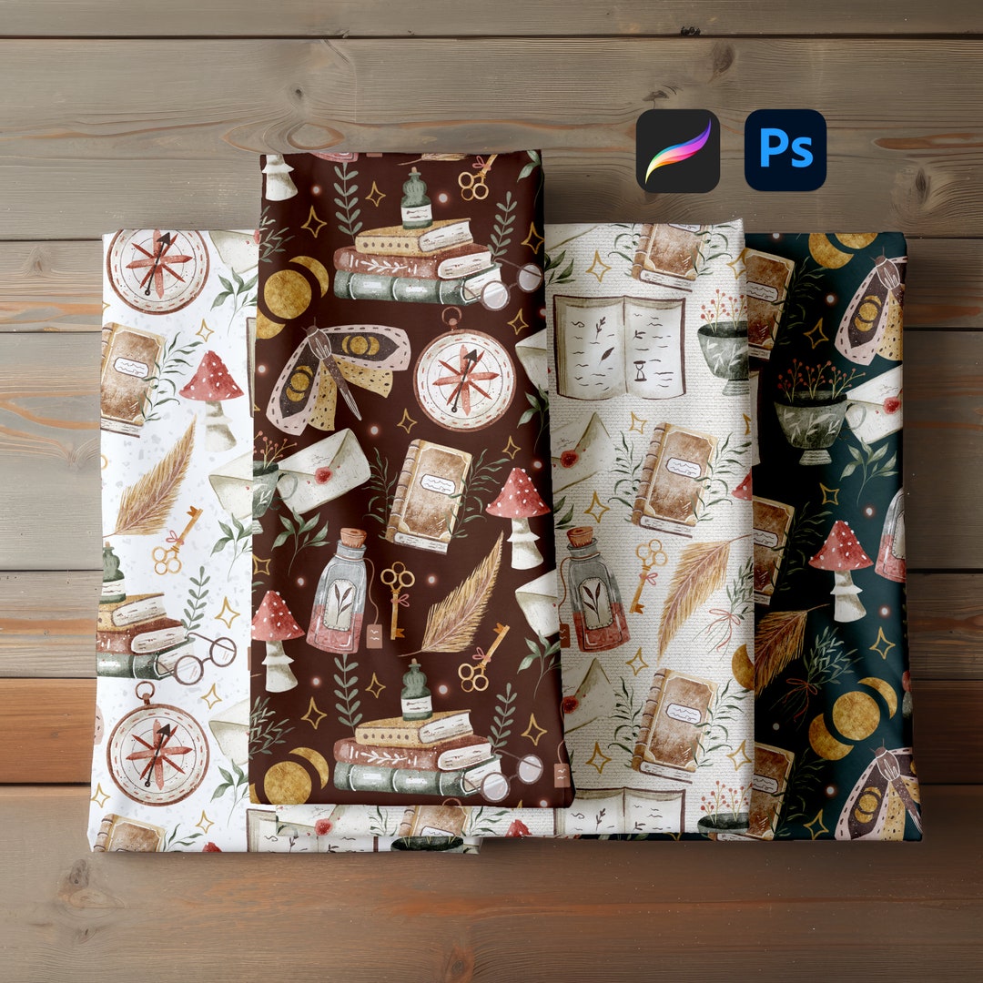 4 Folded Fabric Sheets Mockup Textile Mockup Seamless Pattern Mockup ...