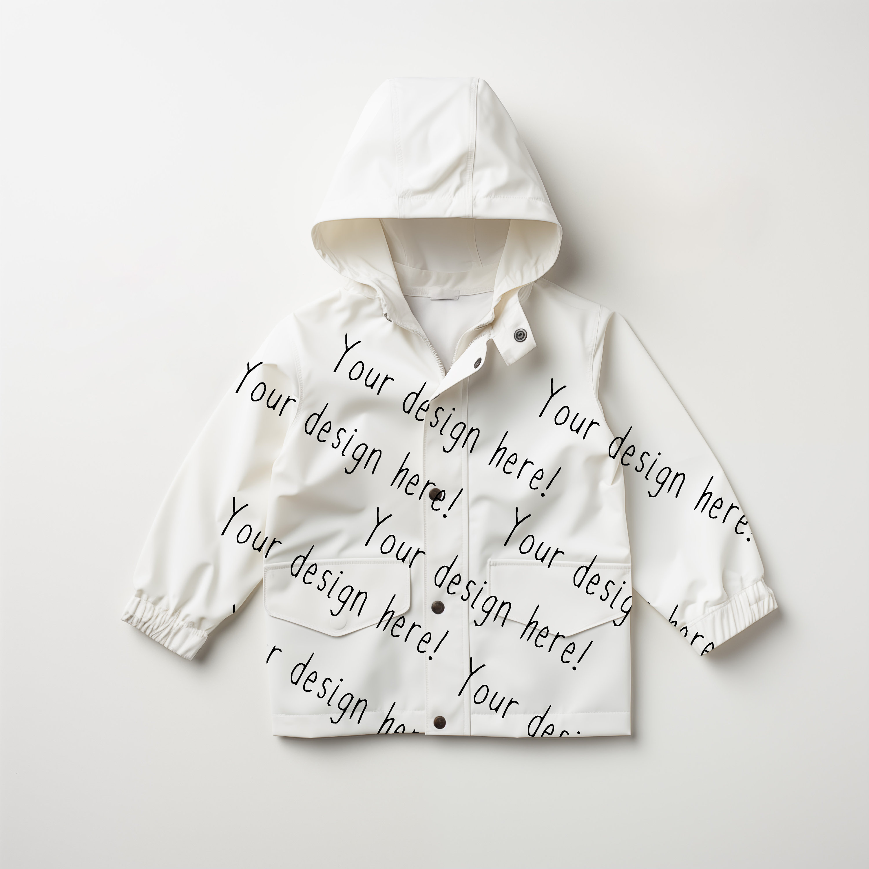 Kids Raincoat Mockup Childs Coat Mockup Seamless Pattern Mockup Pattern ...