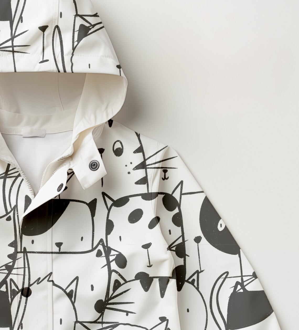 Kids Raincoat Mockup Childs Coat Mockup Seamless Pattern Mockup Pattern ...