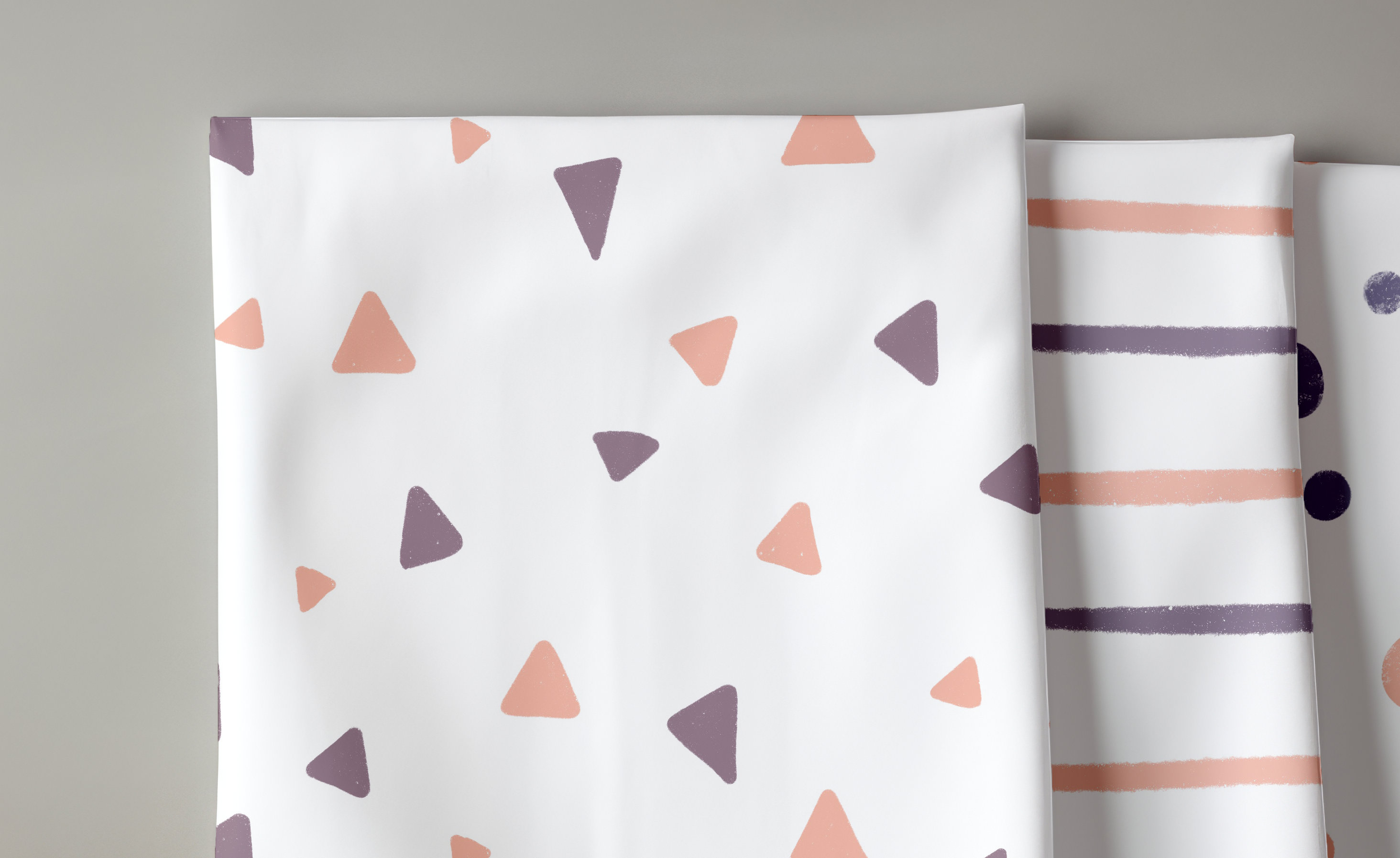 Folded Fabric Mockup Textile Mockup Seamless Pattern Mockup Pattern Template Procreate Mockup