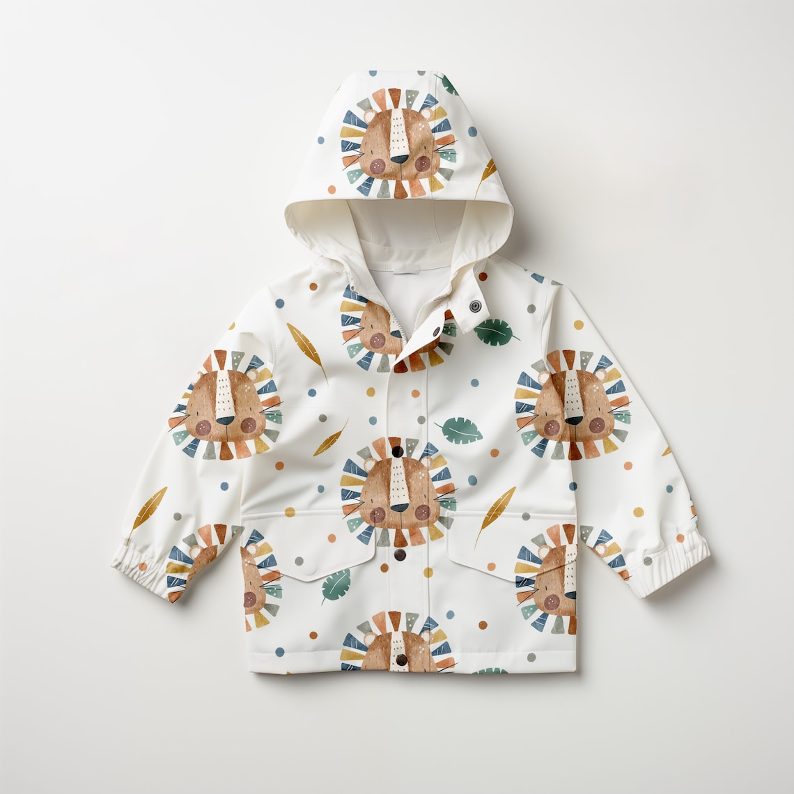 Kids Raincoat Mockup Childs Coat Mockup Seamless Pattern Mockup Pattern ...