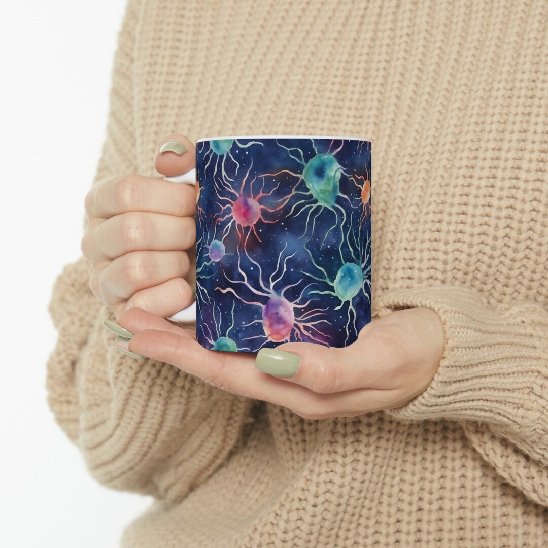 Neurons in the Universe Mug 11 Oz | Science Coffee Mug, Neuroscience ...