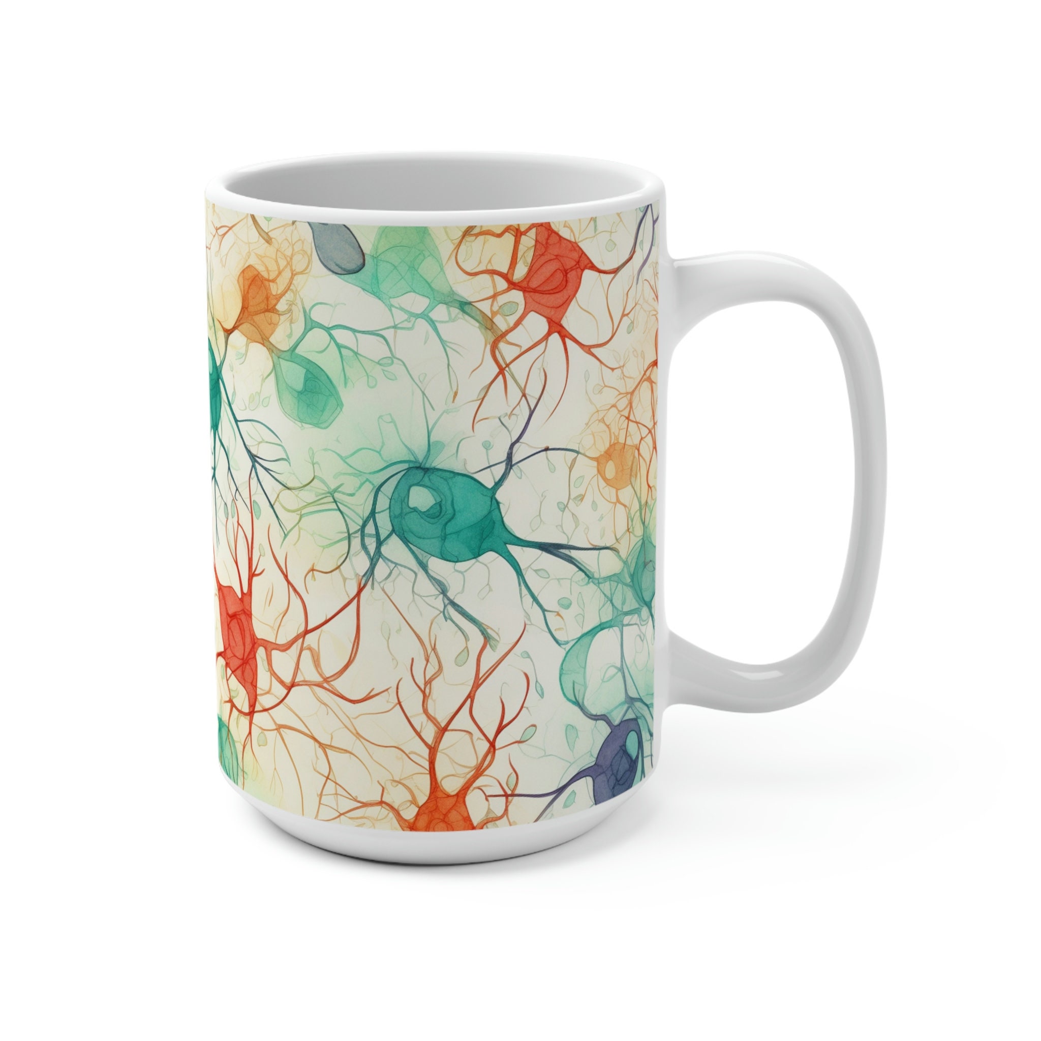 Watercolor Brain Networks Mug | Perfect Gift for Medical School ...