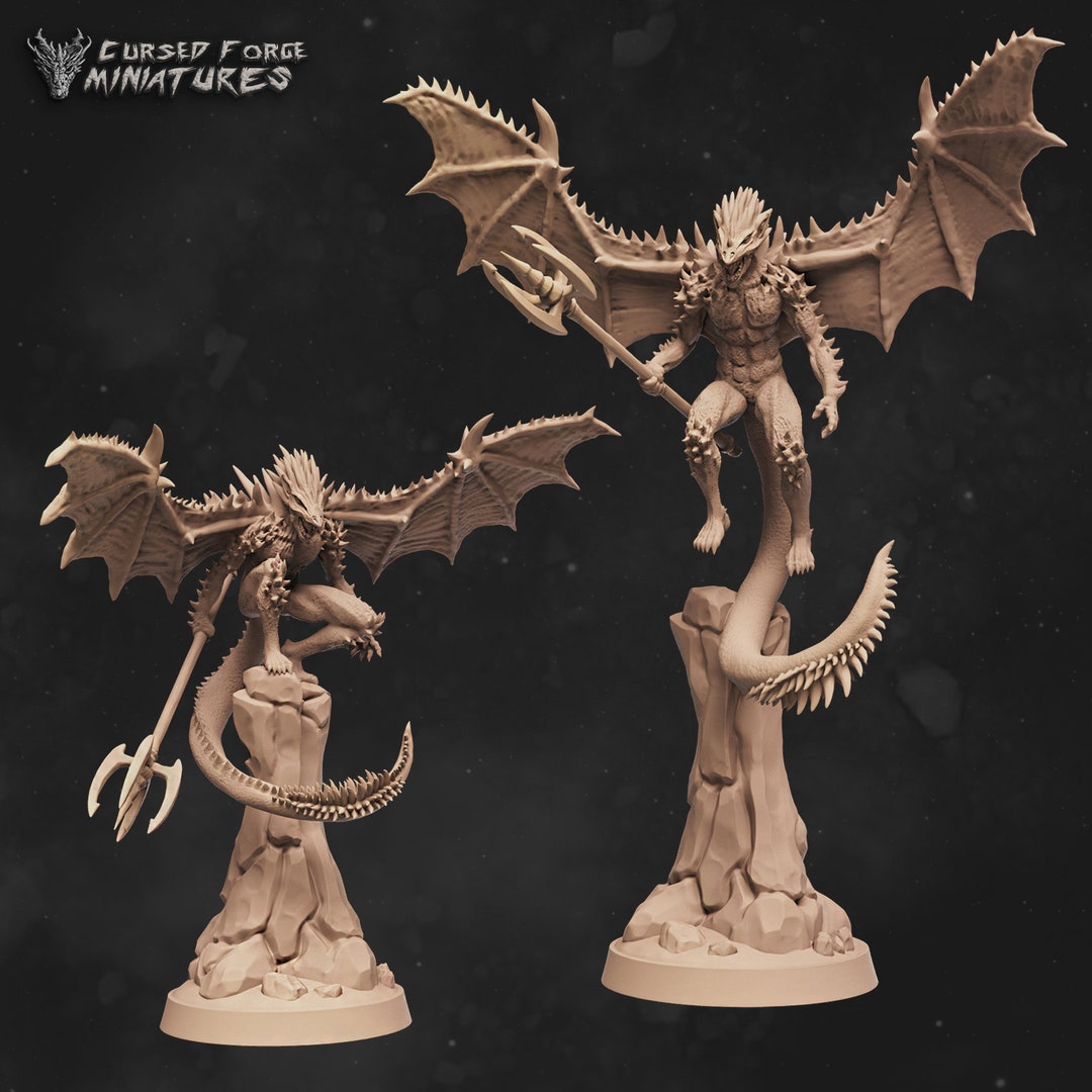 Spinagon 2 Poses by Cursed Forge Miniatures Dungeons and - Etsy