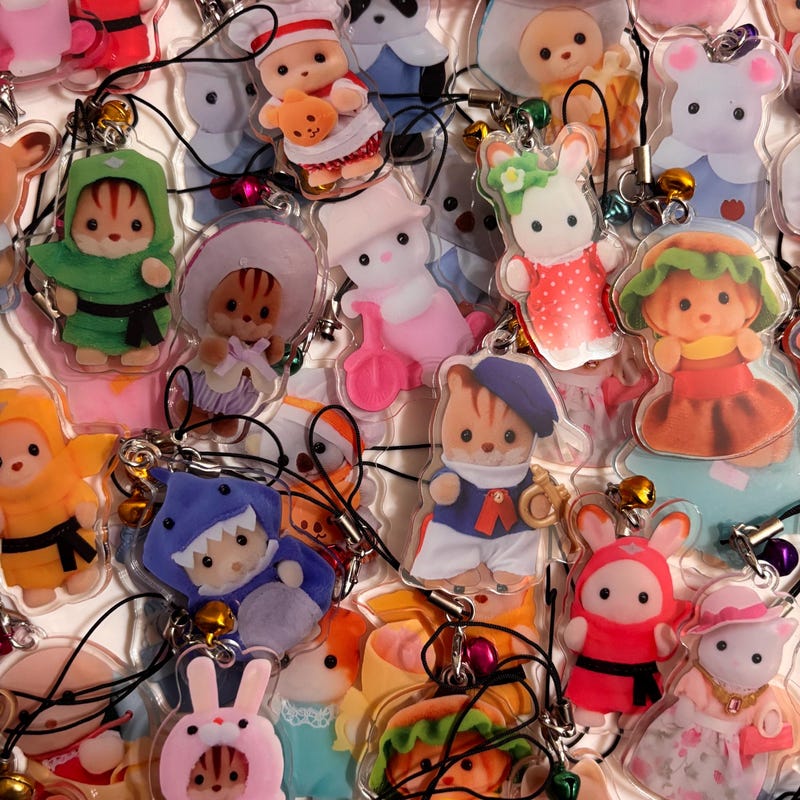 Calico Critters Keychain - Etsy