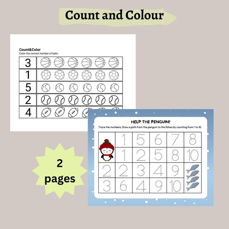 Letters and Numbers Worksheets (homeschool, Preschool, Alphabets A to Z ...