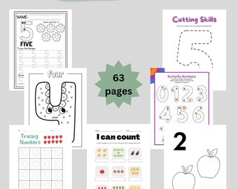 Number Tracing Flash Cards Worksheets homeschool, Preschool, Toddler ...