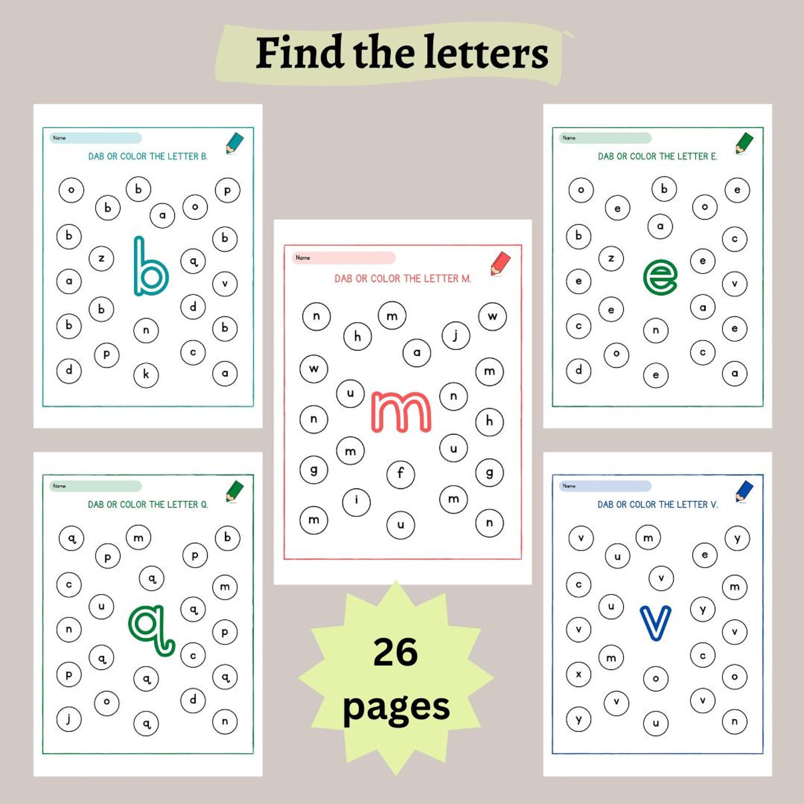 A-Z Alphabet Coloring and Tracing Worksheets for Kids (homeschool ...