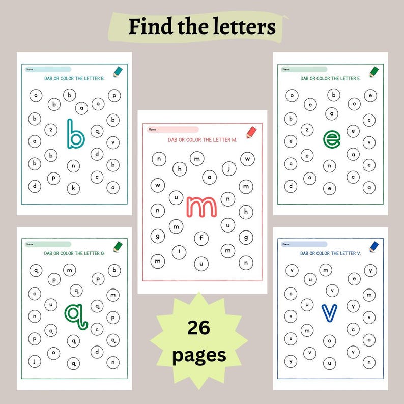 Alphabet Tracing and Coloring Worksheets, Homeschool Printable (digital ...