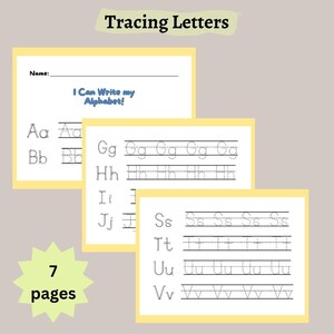 Letters and Numbers Worksheets (homeschool, Preschool, Alphabets A to Z ...