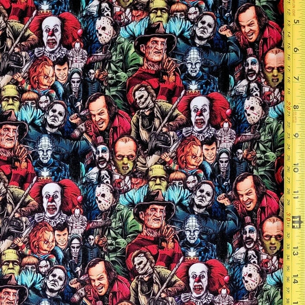 Horror Fabric - Etsy
