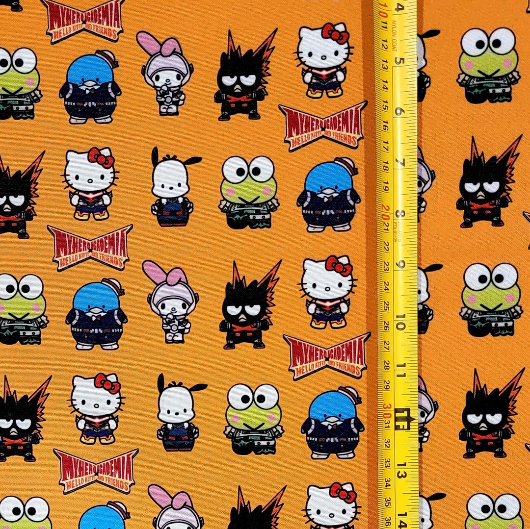 HK and Friends X MY HR Acdm Smashup Anime Fabric Half Yard and 1 Yard ...