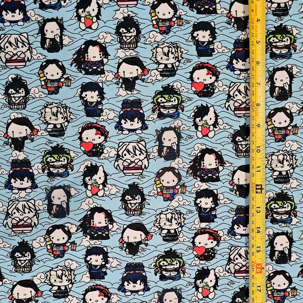 Anime Fabric - Etsy