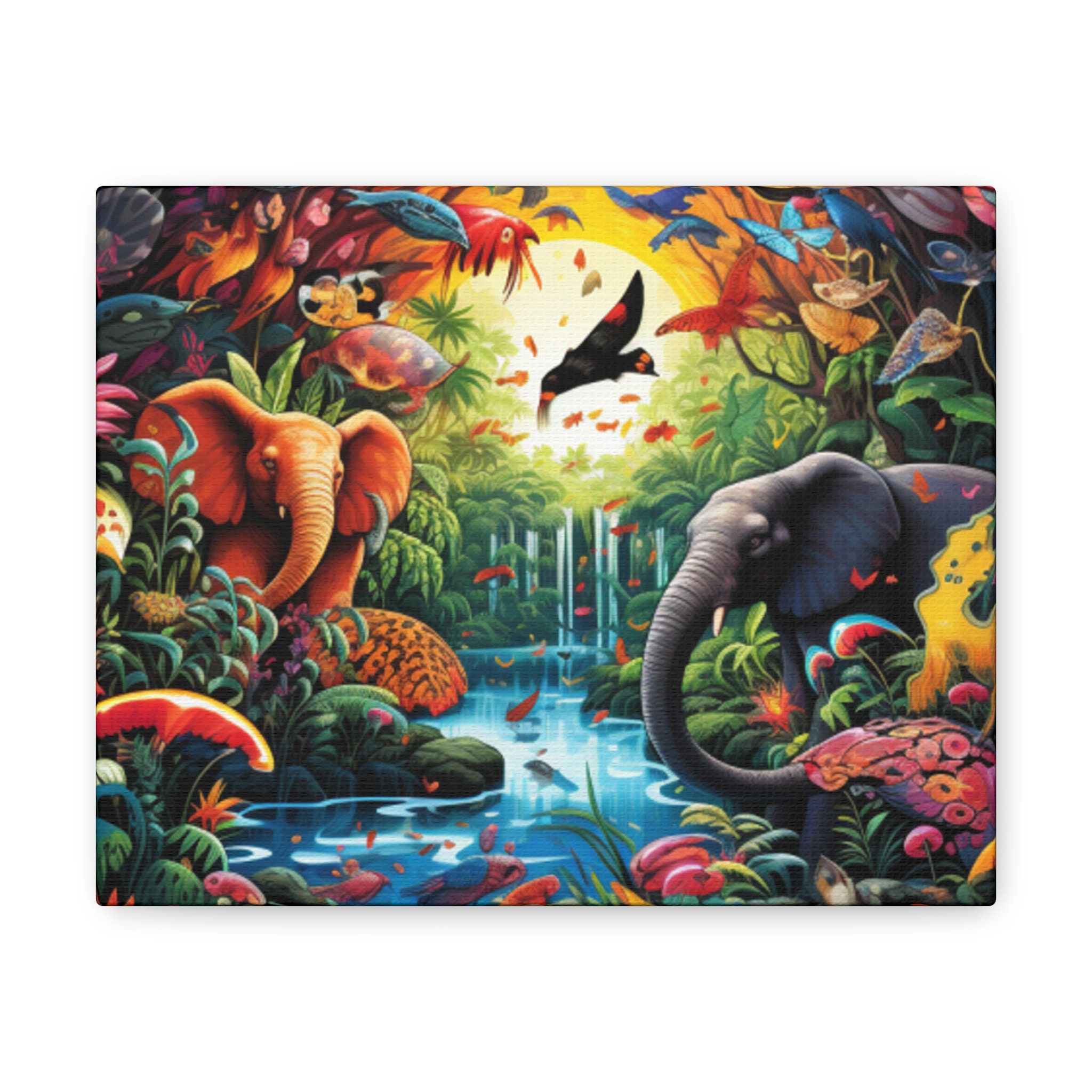 Enchanted Forest Enigma on a 10x8 Canvas - Etsy