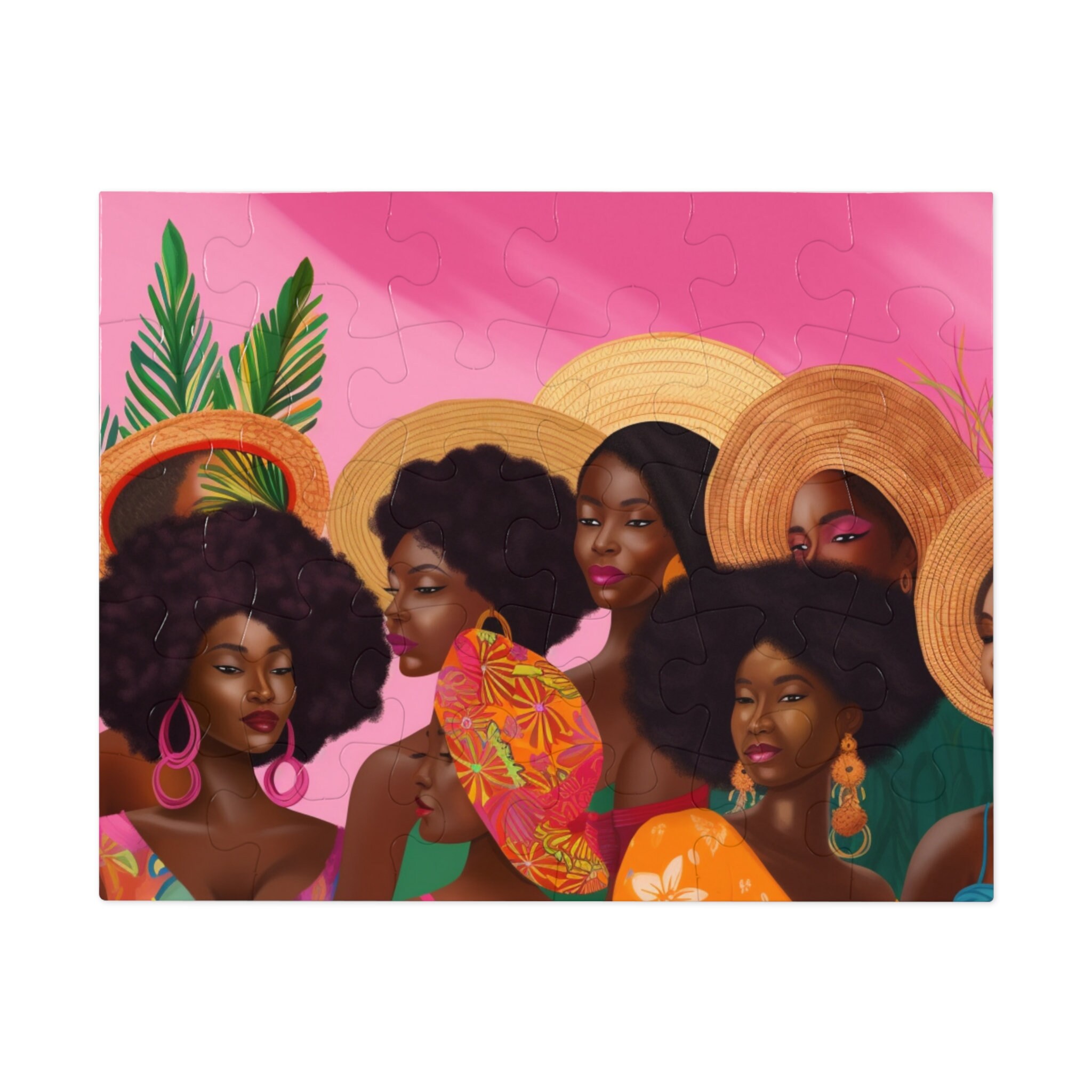 Melanin Shades of Brown Rich Black Women Abundance Jigsaw 30, 110, 252 ...