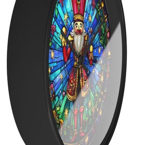 Nutcracker Wall Clock, Holiday Decor, Christmas Gift, Festive Home ...
