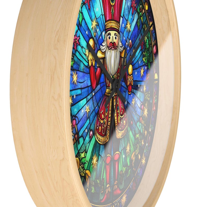 Nutcracker Wall Clock, Holiday Decor, Christmas Gift, Festive Home ...