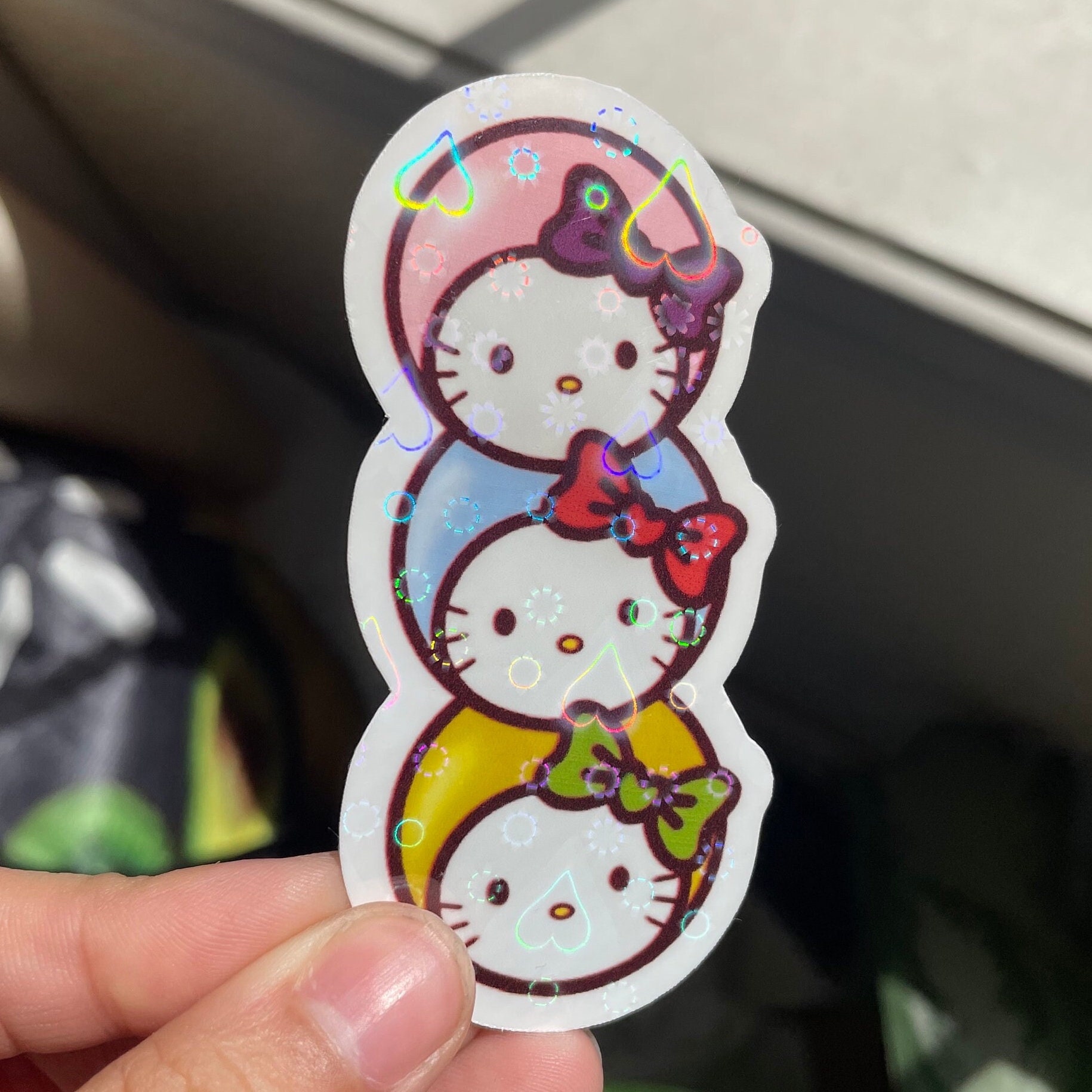 Hello Kitty Dango Sticker, Cute Sanrio Stickers, Sanrio Hello Kitty