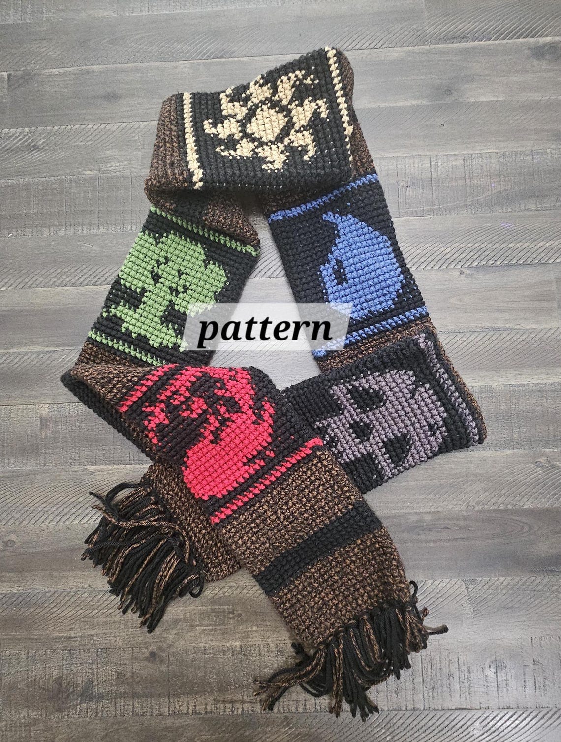 Magic the Gathering: 5 Pack of Crochet Patterns, 2 Dice Bags, Tote Bag ...