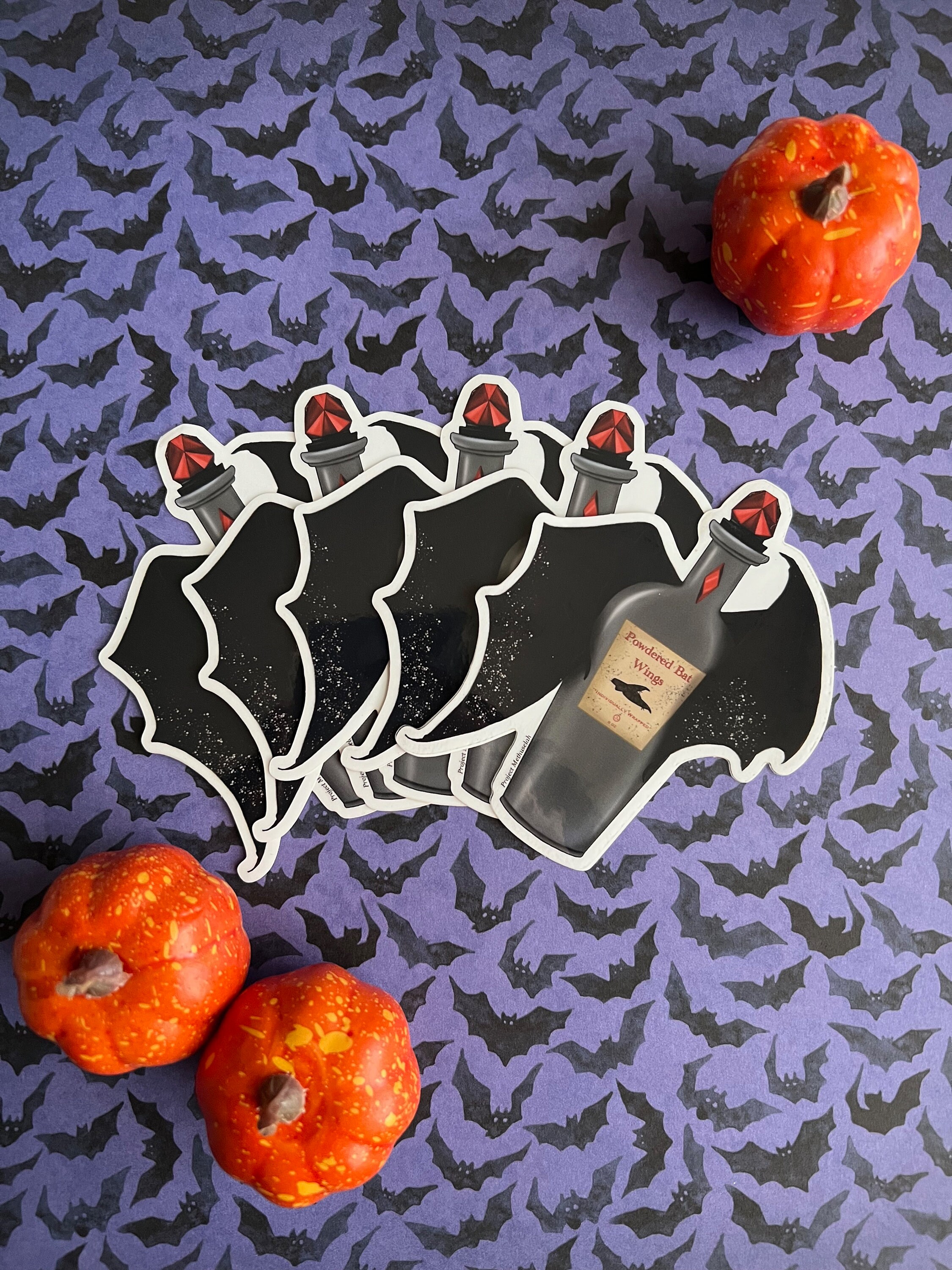 Bat Wing Potion Vinyl Sticker Waterproof - Etsy