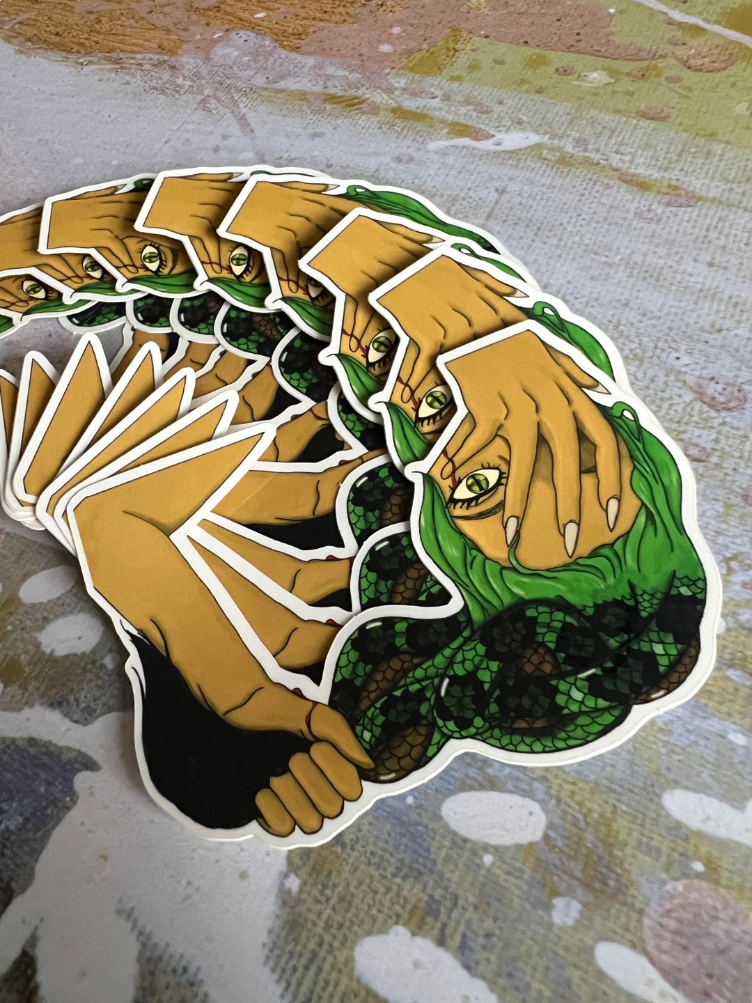 Medusa Vinyl Sticker | Waterproof - Etsy