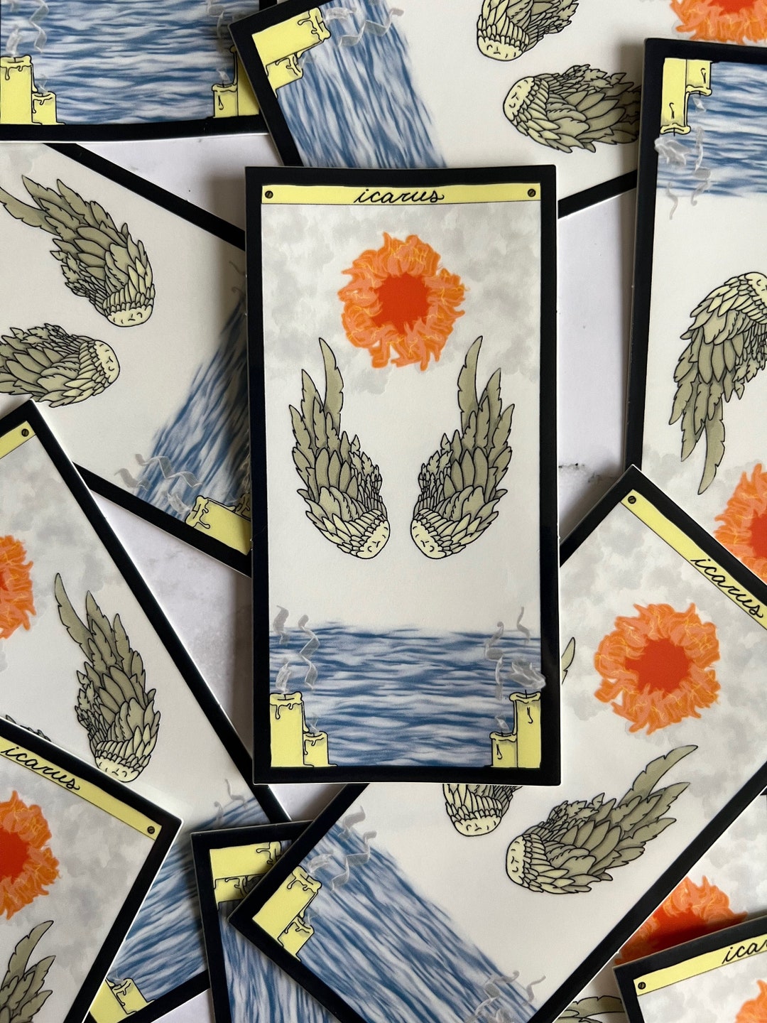 Icarus Oracle Vinyl Sticker | Waterproof - Etsy