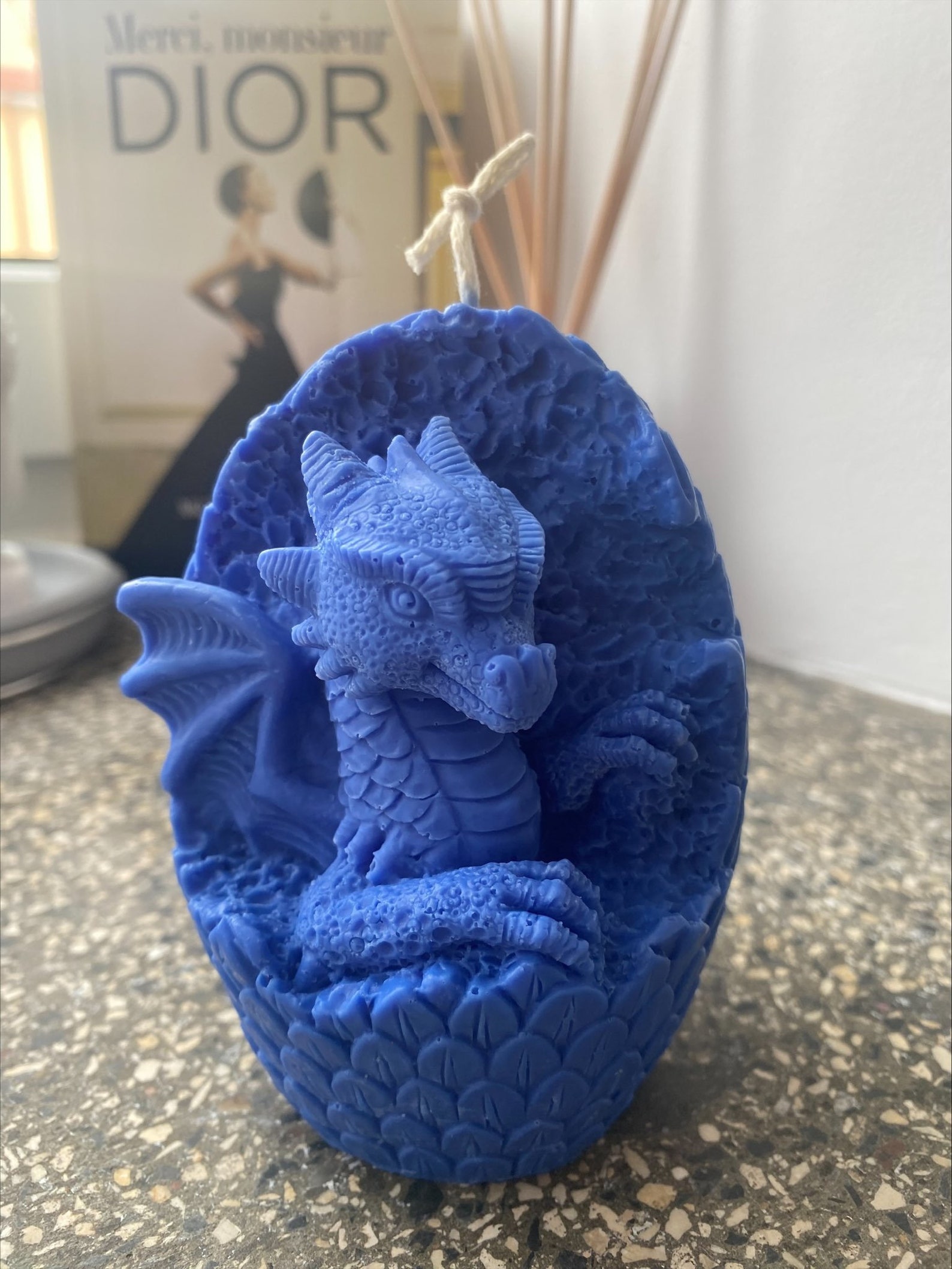 Dragon Egg Candle Shaped Candle Sculpture Candle Gift Home Decor Soy ...